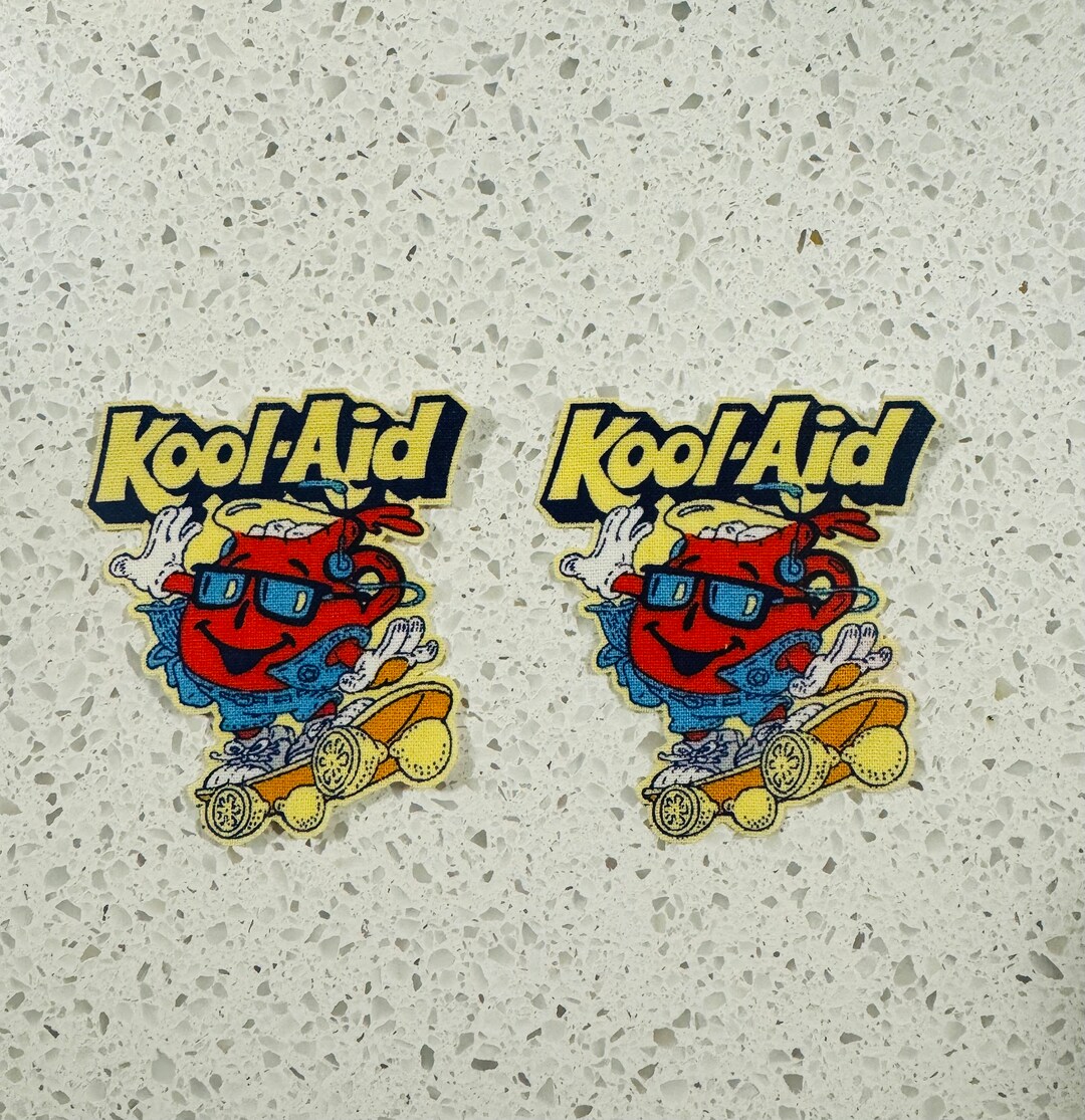 Kool Aid Cotton Fabric Patches Iron on Appliques - Etsy