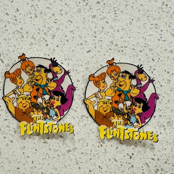 Iron on Flintstone Patches - Etsy
