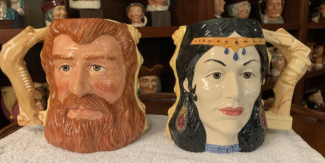 Set of 2 Royal Doulton STAR-CROSSED LOVERS Samson & Delilah - Etsy