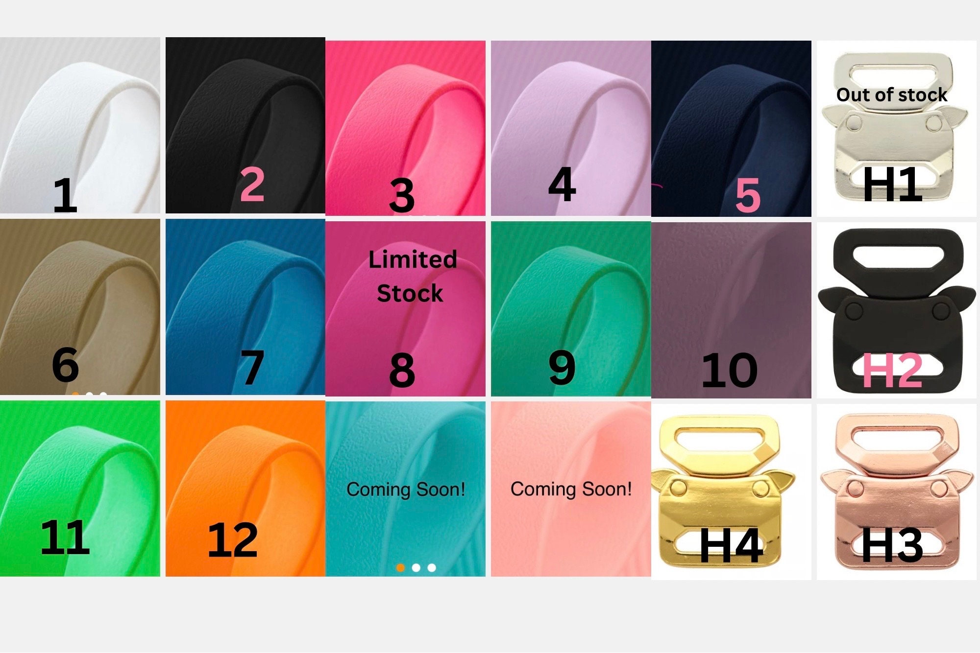 Quick Release 1 E-collar Biothane Strap - Etsy