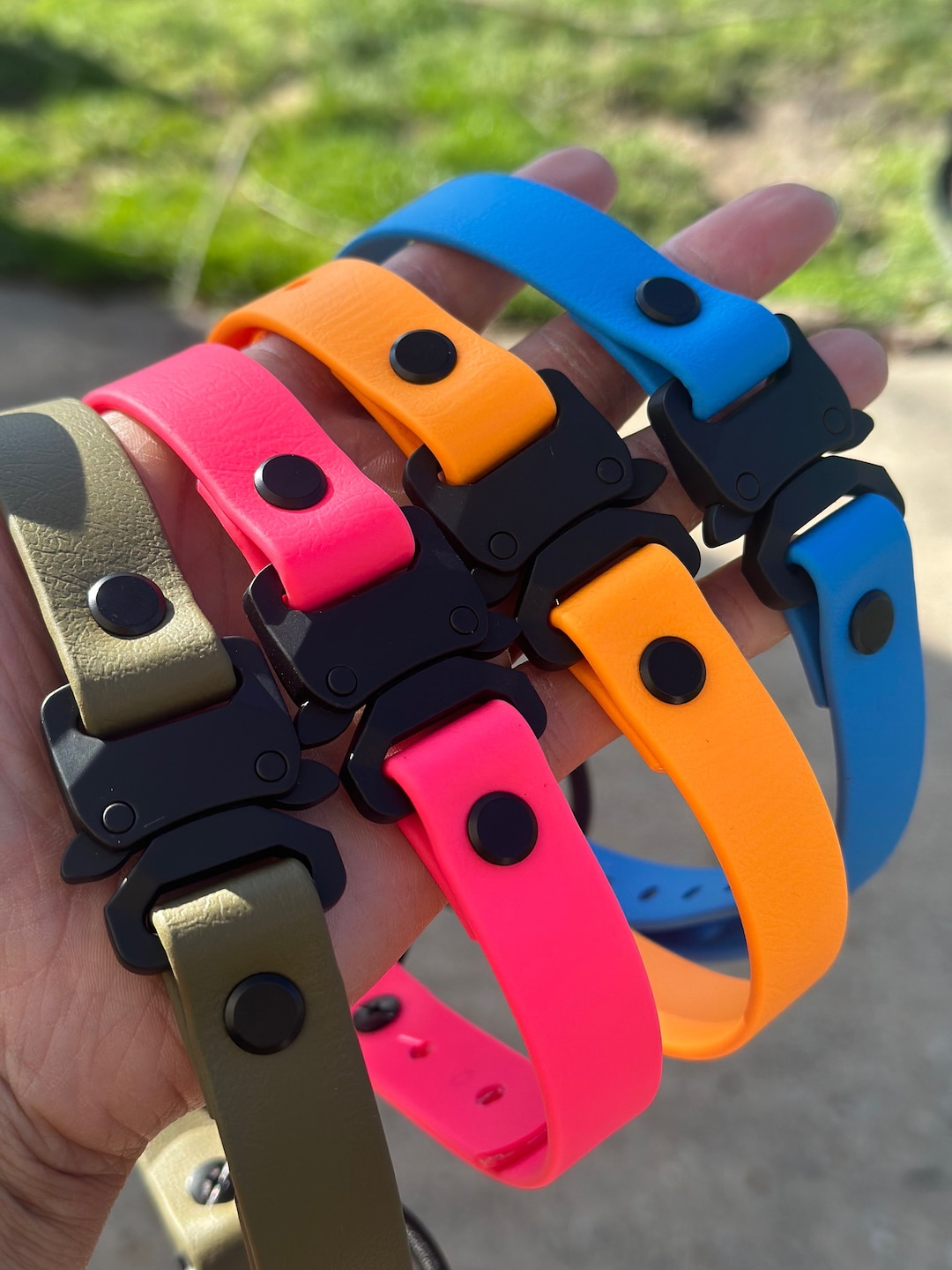 Custom Biothane Quick Release E-collar Straps 3/4 - Etsy