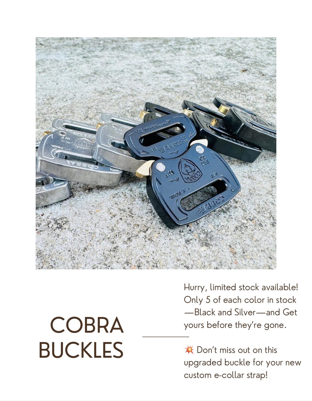 Custom Biothane Quick Release E-collar Straps 3/4” - Etsy