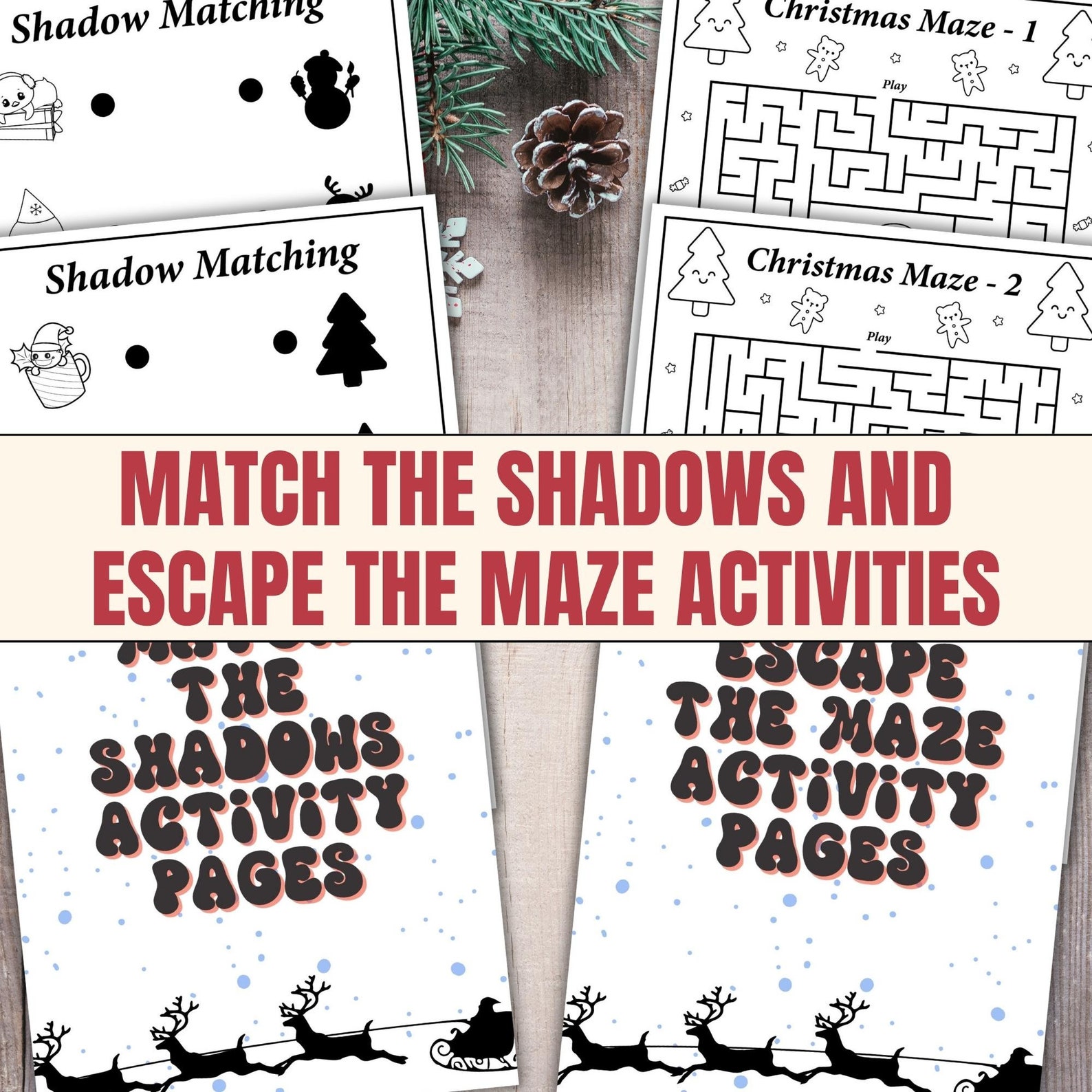 Printable Christmas Activities | Holiday Activity Pages for Kids ...