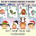 Christmas Alphabet Flashcards Printable ABC Flashcards Montessori Toys ...