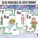 Christmas Alphabet Flashcards Printable ABC Flashcards Montessori Toys ...