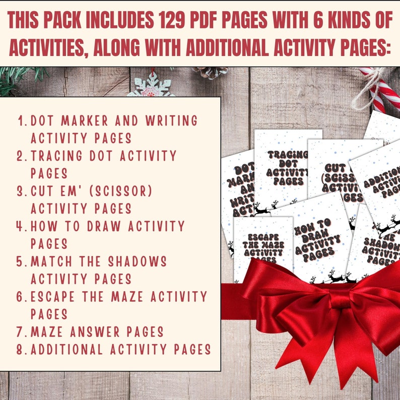 Printable Christmas Activities | Holiday Activity Pages for Kids ...