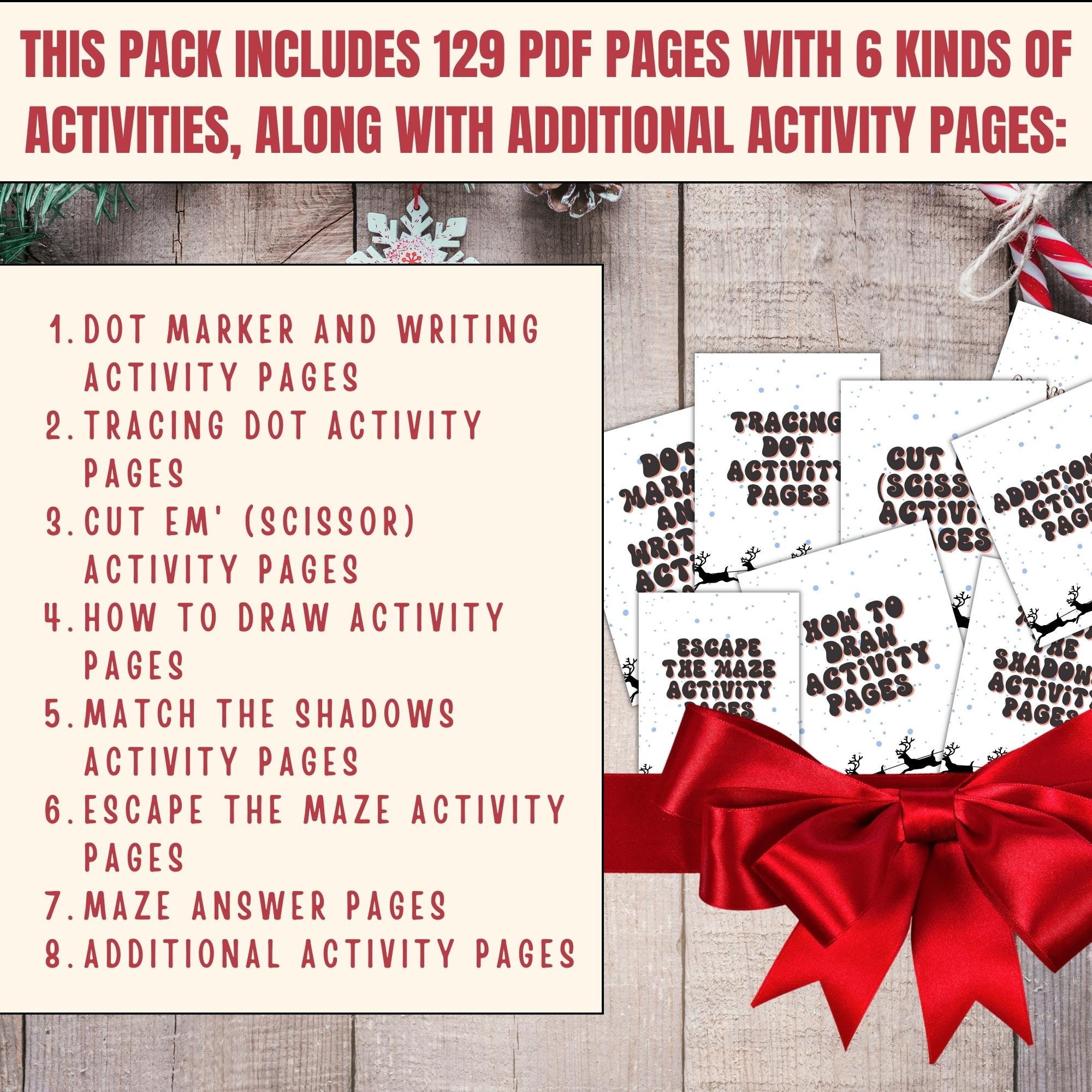 Printable Christmas Activities | Holiday Activity Pages for Kids ...