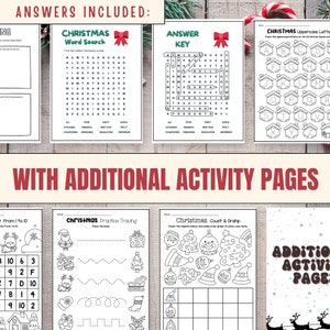 Printable Christmas Activities | Holiday Activity Pages for Kids ...