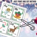 Christmas Alphabet Flashcards Printable ABC Flashcards Montessori Toys ...