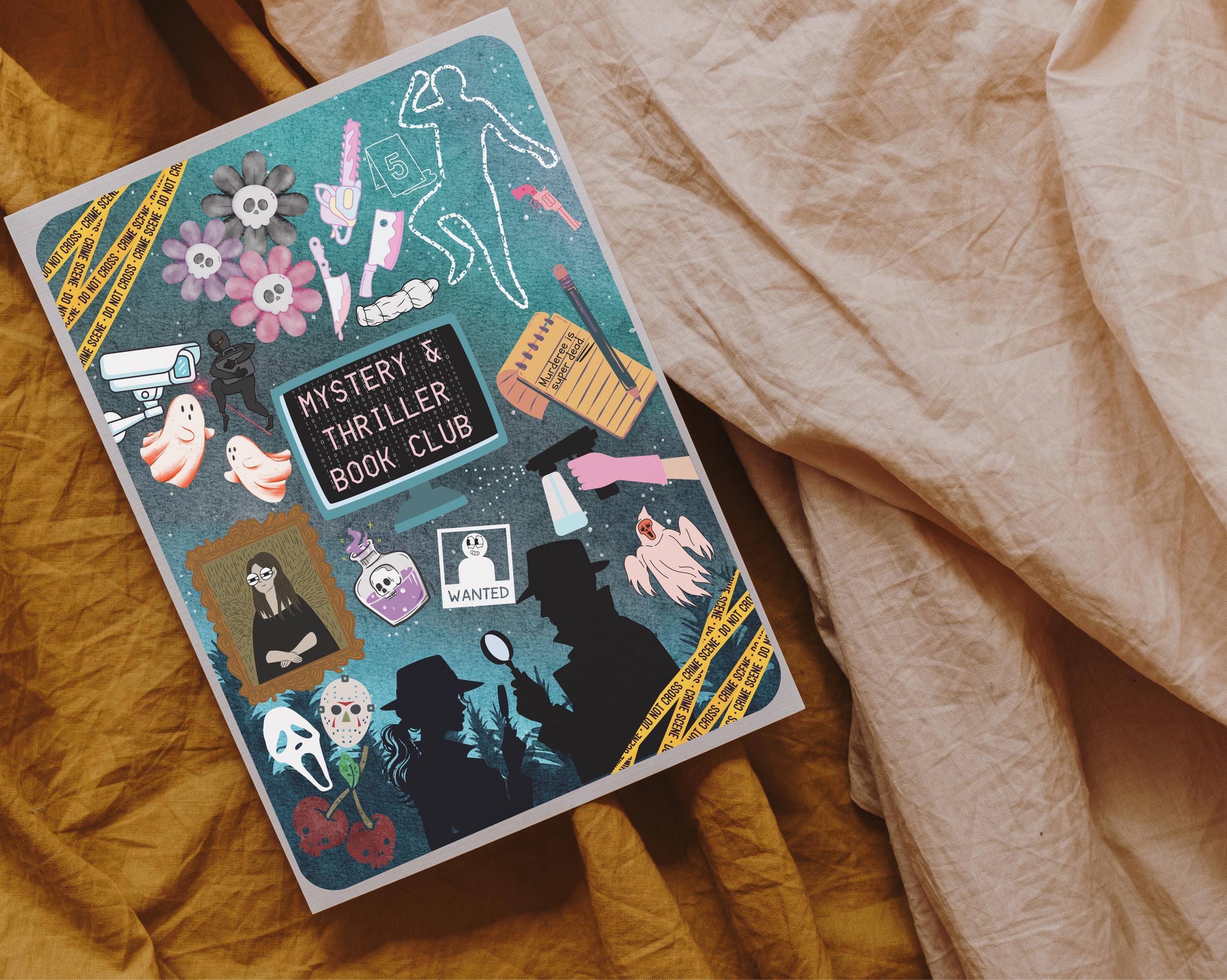 Kindle Insert Printable Design Mystery Thriller Cute Funny Books ...