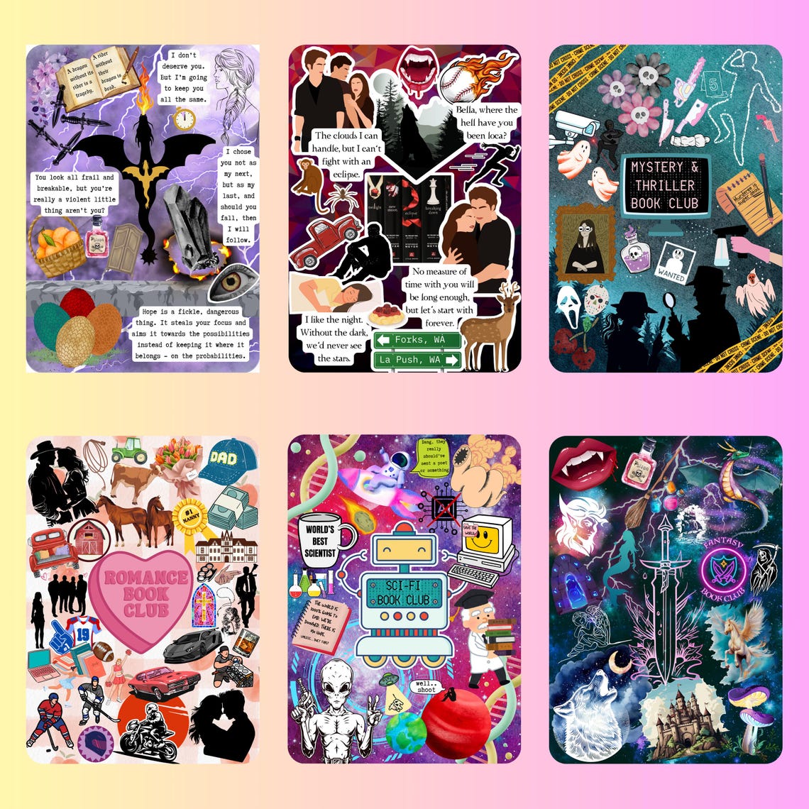 Kindle Insert Printable Design Mystery Thriller Cute Funny Books ...