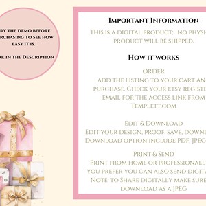 Pink Bundle of Joy Baby Shower Invitation Set - Digital - Editable - Etsy