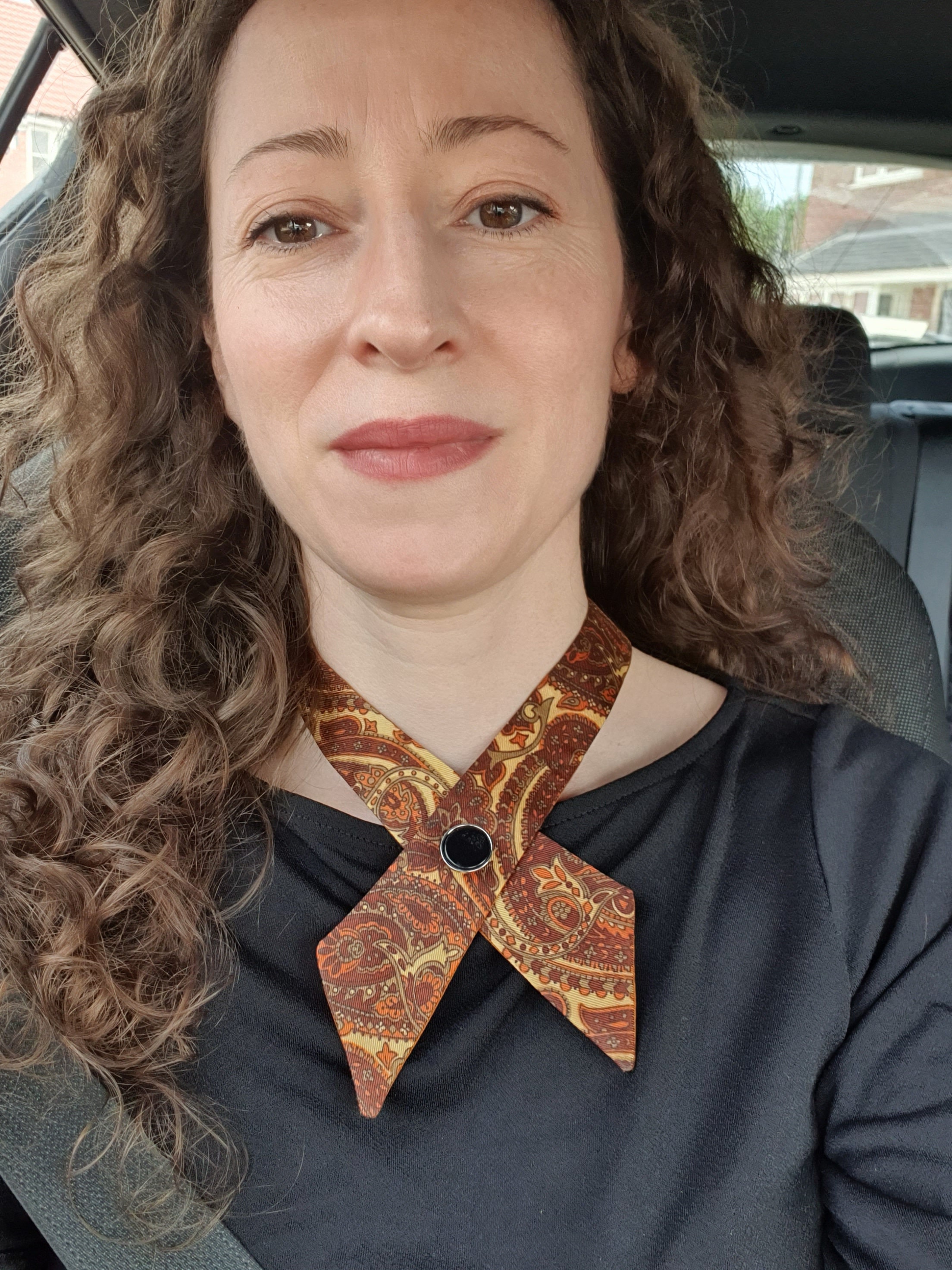 Crossover Continental Tie, Upcycled 70s, Quirky Gift, One of a Kind ...