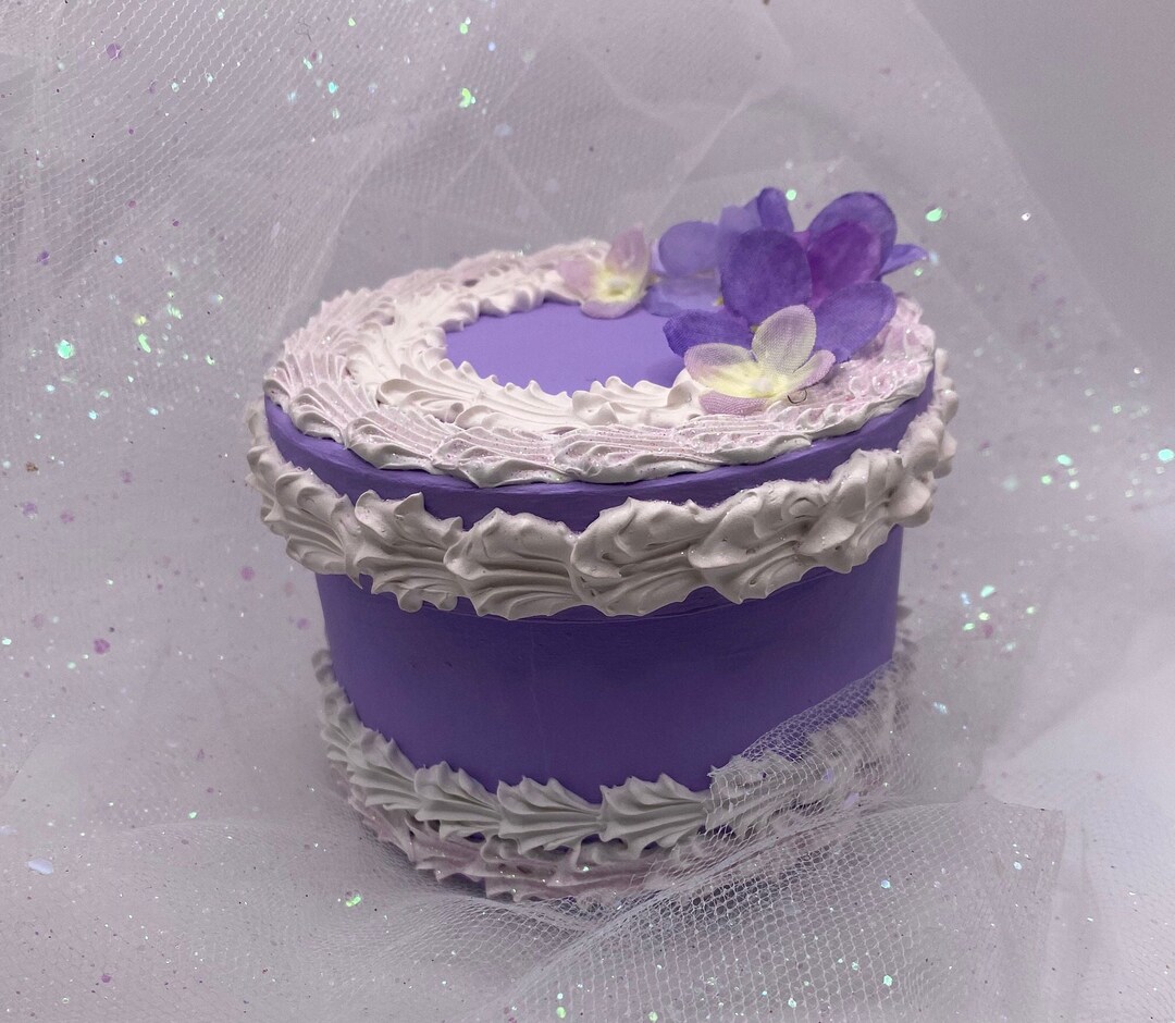 Handmade/decorated Fake Cake Box for Any Special Occasion. A Gift Box ...