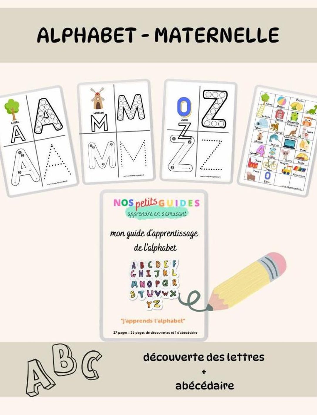 Alphabet Activity Book for Kindergarten Level letter Writing ABC - Etsy