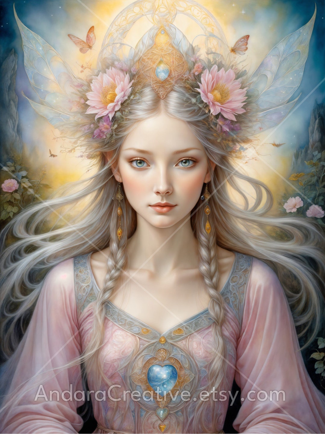 Magical Princess Stock Image, Fantasy Artwork, D&D Graphic, Fairytale ...