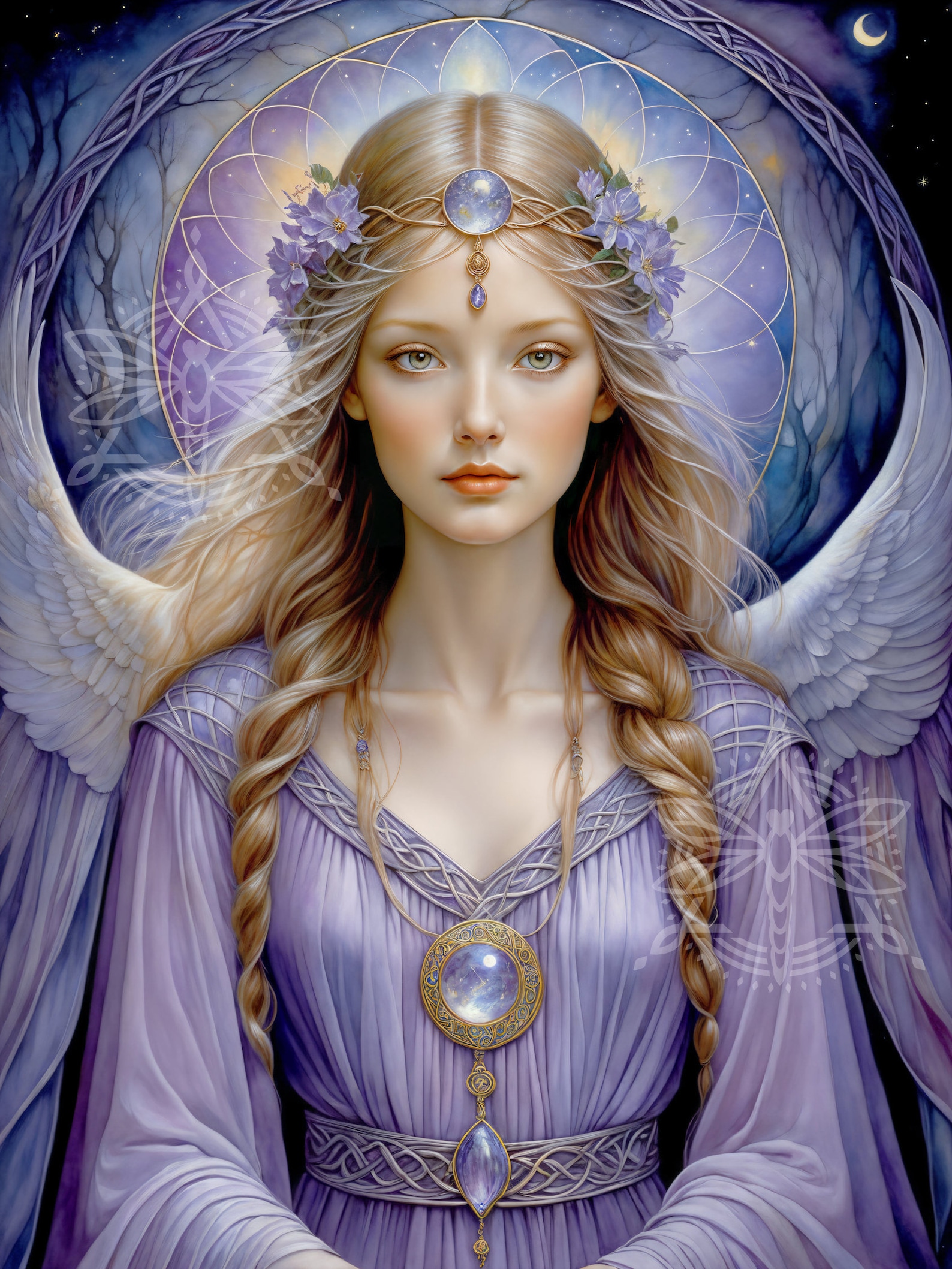 Angel Stock Image Angelic Artwork Mystical Art High - Etsy