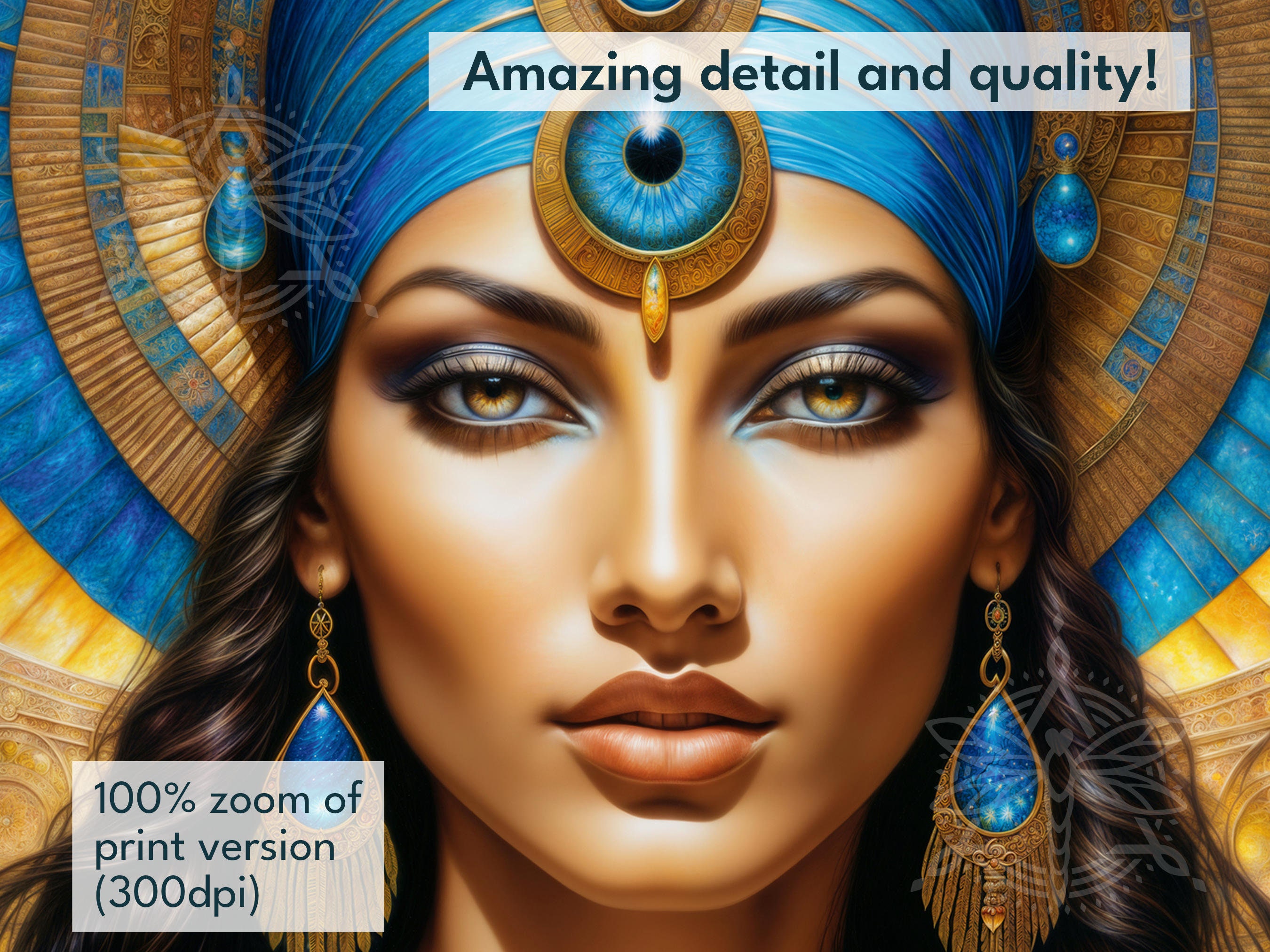 Ancient Egyptian Healer Digital Artwork, High Resolution Printable ...
