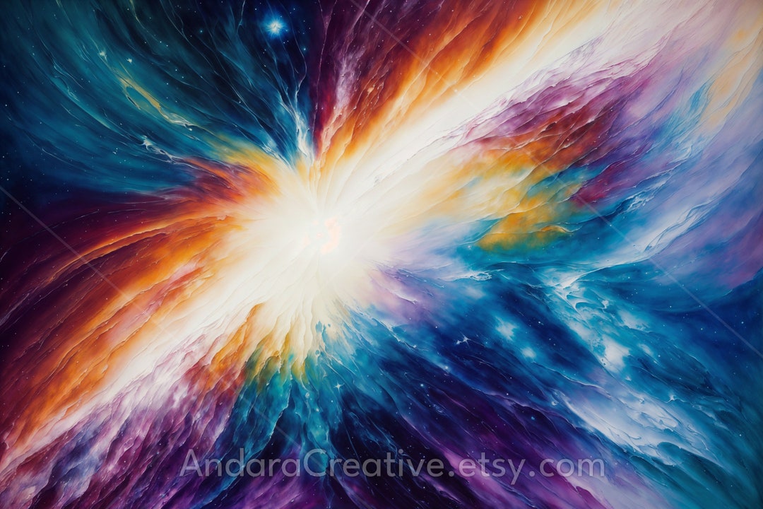 Supernova Image, Exploding Star Art, Cosmic Background, Abstract ...