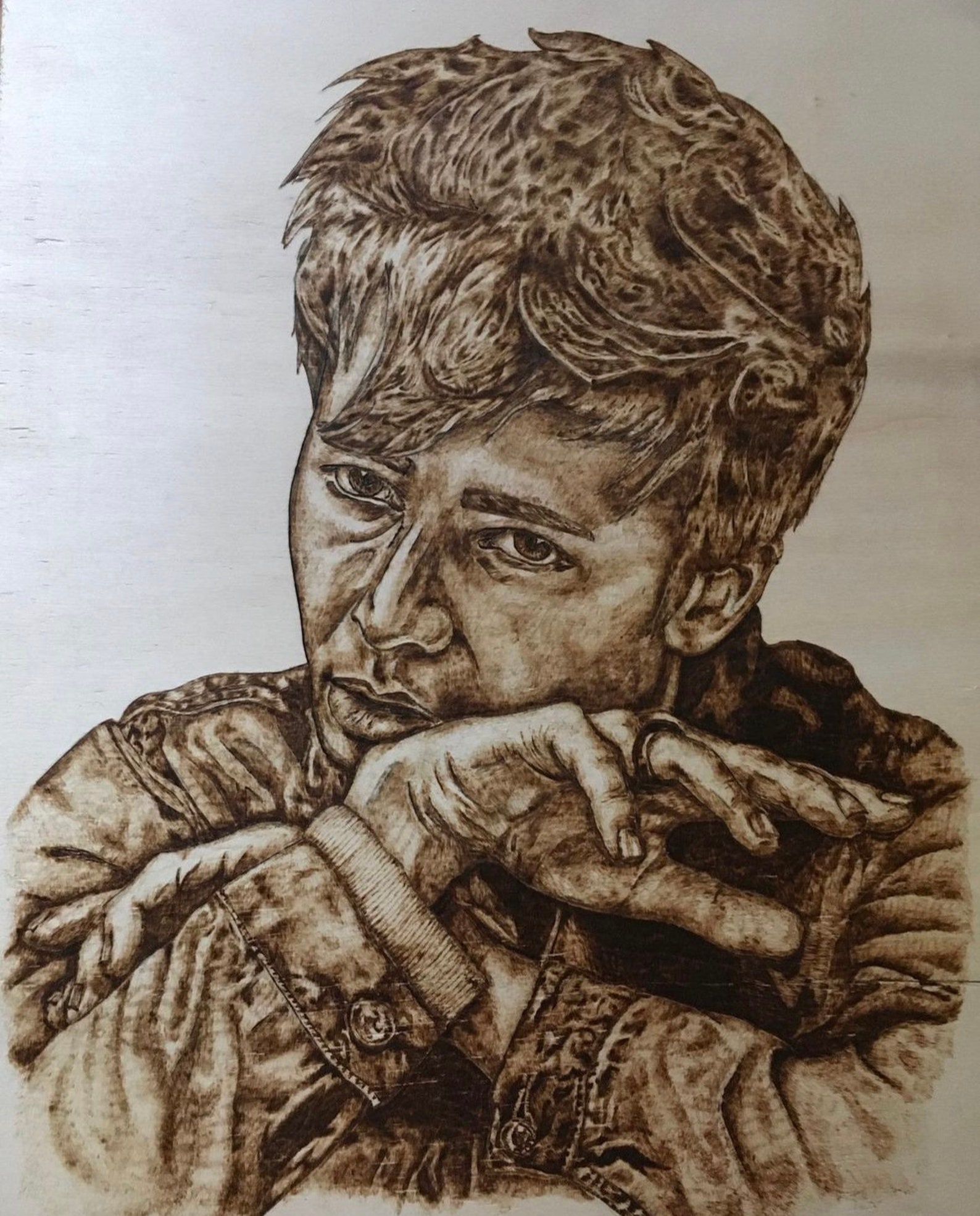 CUSTOM Pyrography / Woodburning Portraits - Etsy