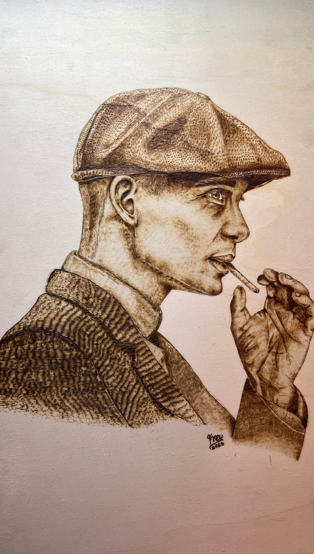 CUSTOM Pyrography / Woodburning Portraits - Etsy