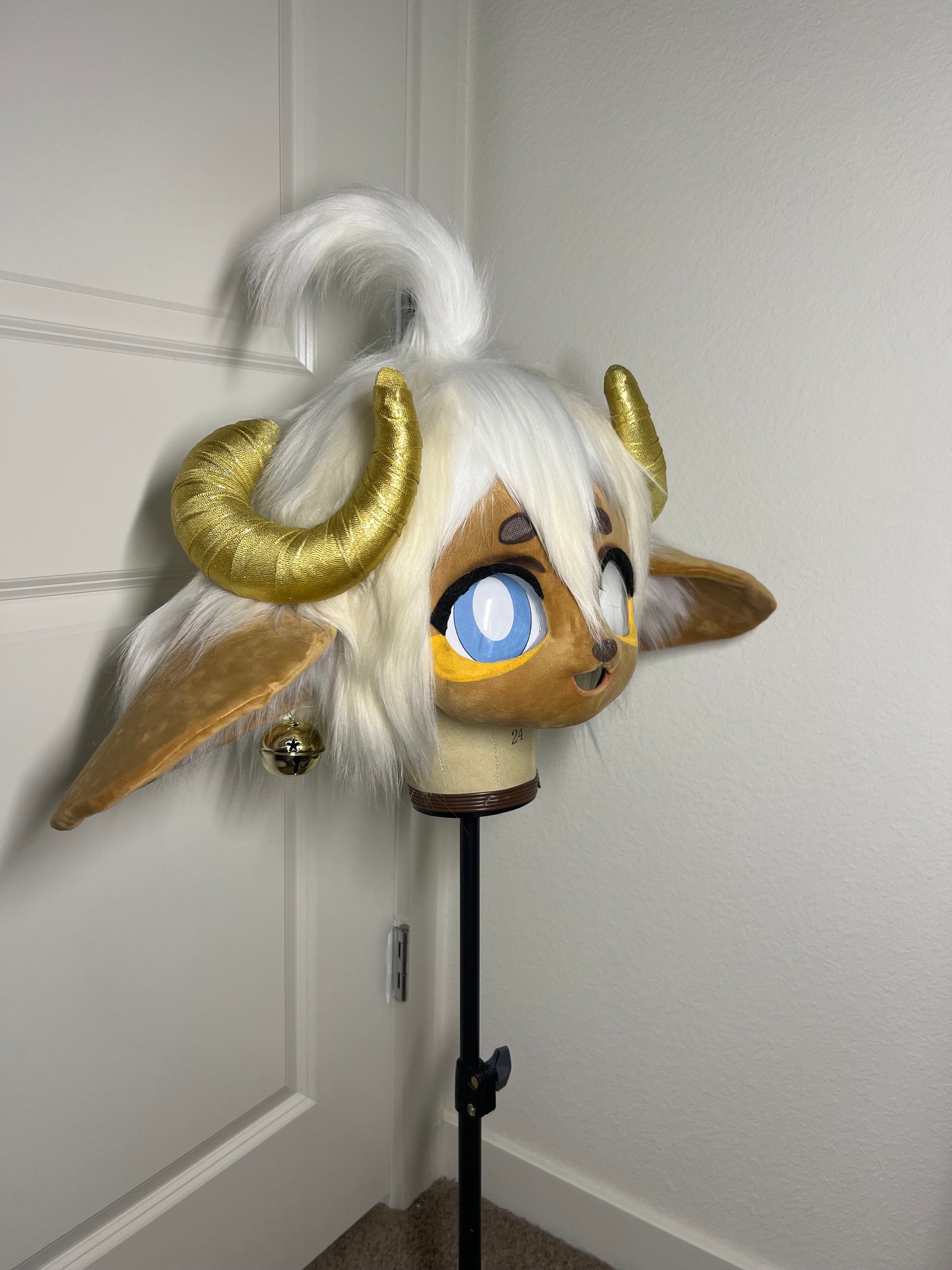 Furry Fursuit Kigurumi Style Head, Fantasy Goat, Cloven Hoof. - Etsy