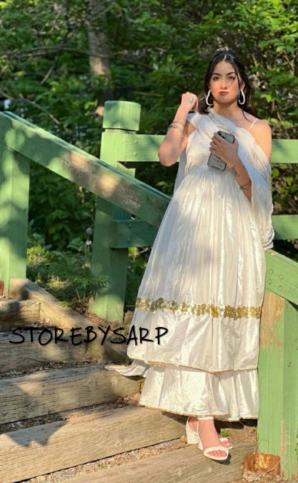 White Frock Dress for Weddings and Parties/ Indian Dresses / Western ...