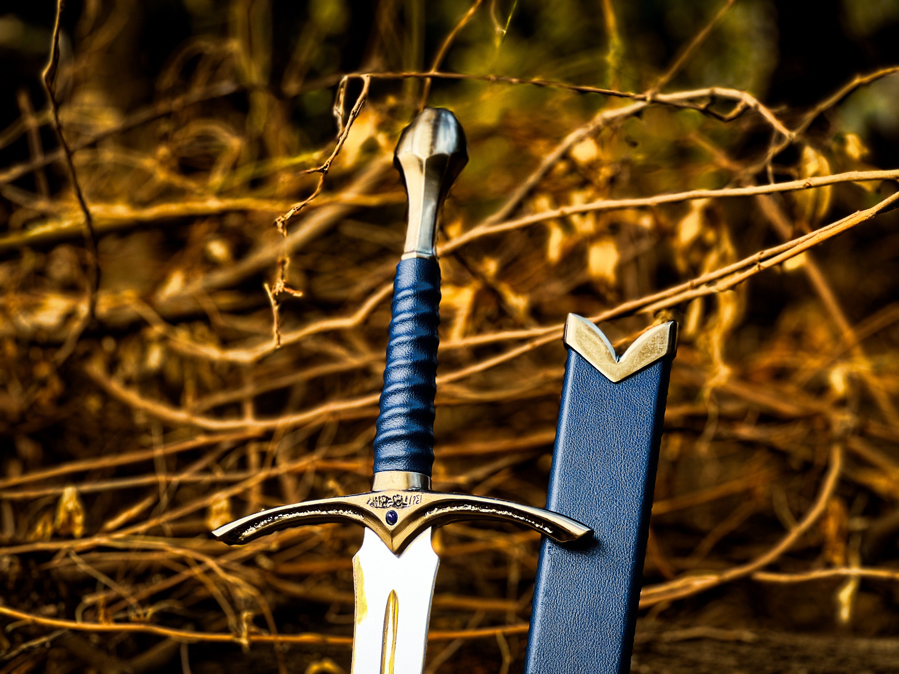 The Hobbit Sword of Glamdring Handmade Replica Sword Elvenking and ...