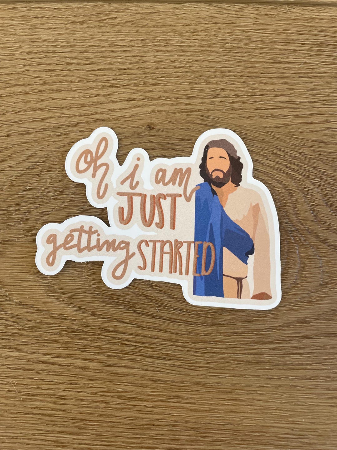 Jesus Sticker Inspired by the Chosen | Christian Stickers | Jesus Loves ...