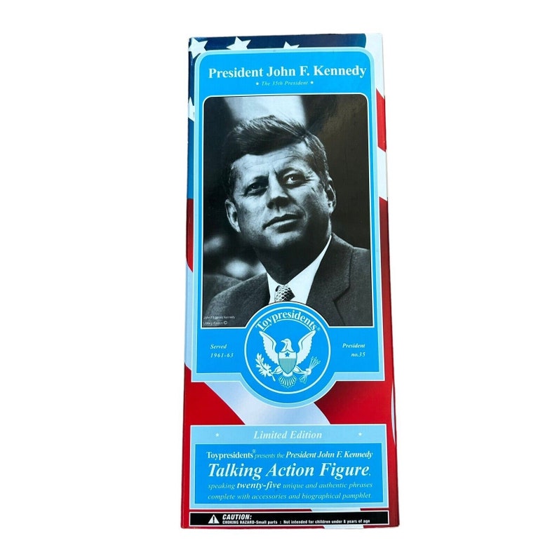 John F. Kennedy Toy Presidents Talking Action Figure 2003 Limited ...