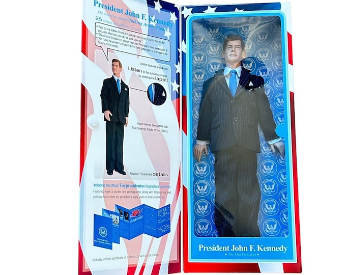 John F. Kennedy Toy Presidents Talking Action Figure 2003 Limited ...