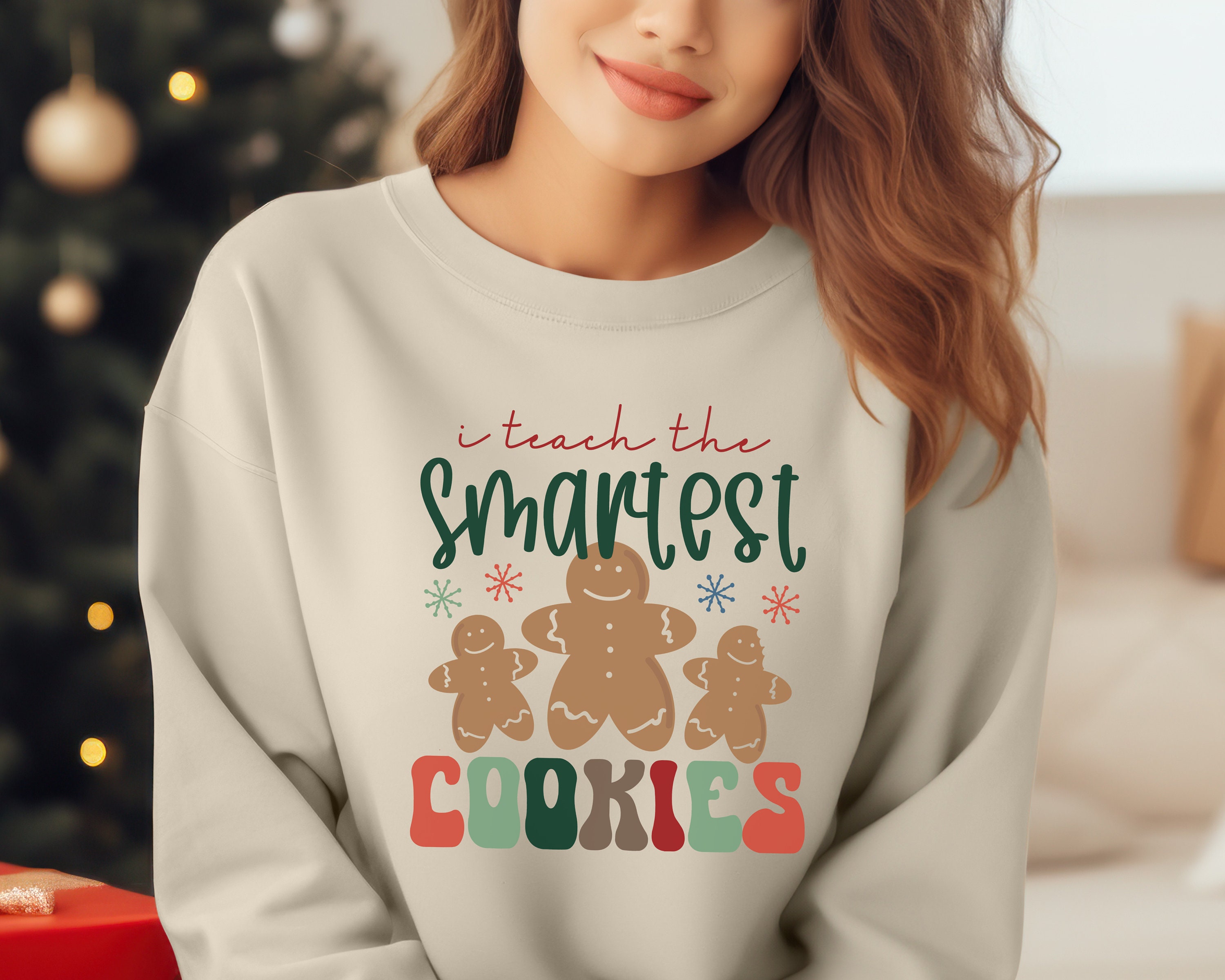 I Teach the Smartest Cookies Sweatshirt Personalized Teacher Shirt ...