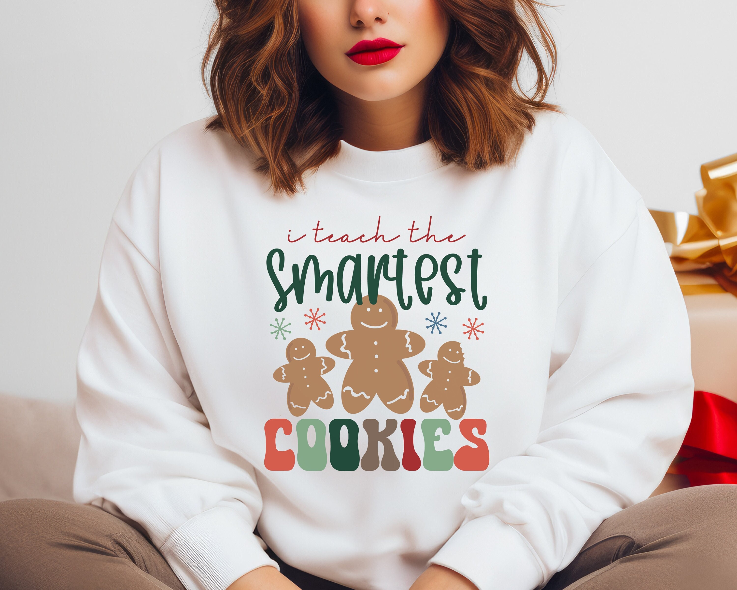 I Teach the Smartest Cookies Sweatshirt Personalized Teacher Shirt ...