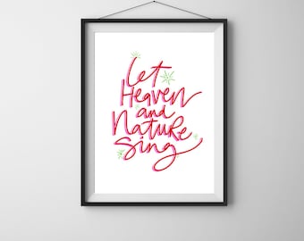 Let Heaven and Nature Sing - Etsy