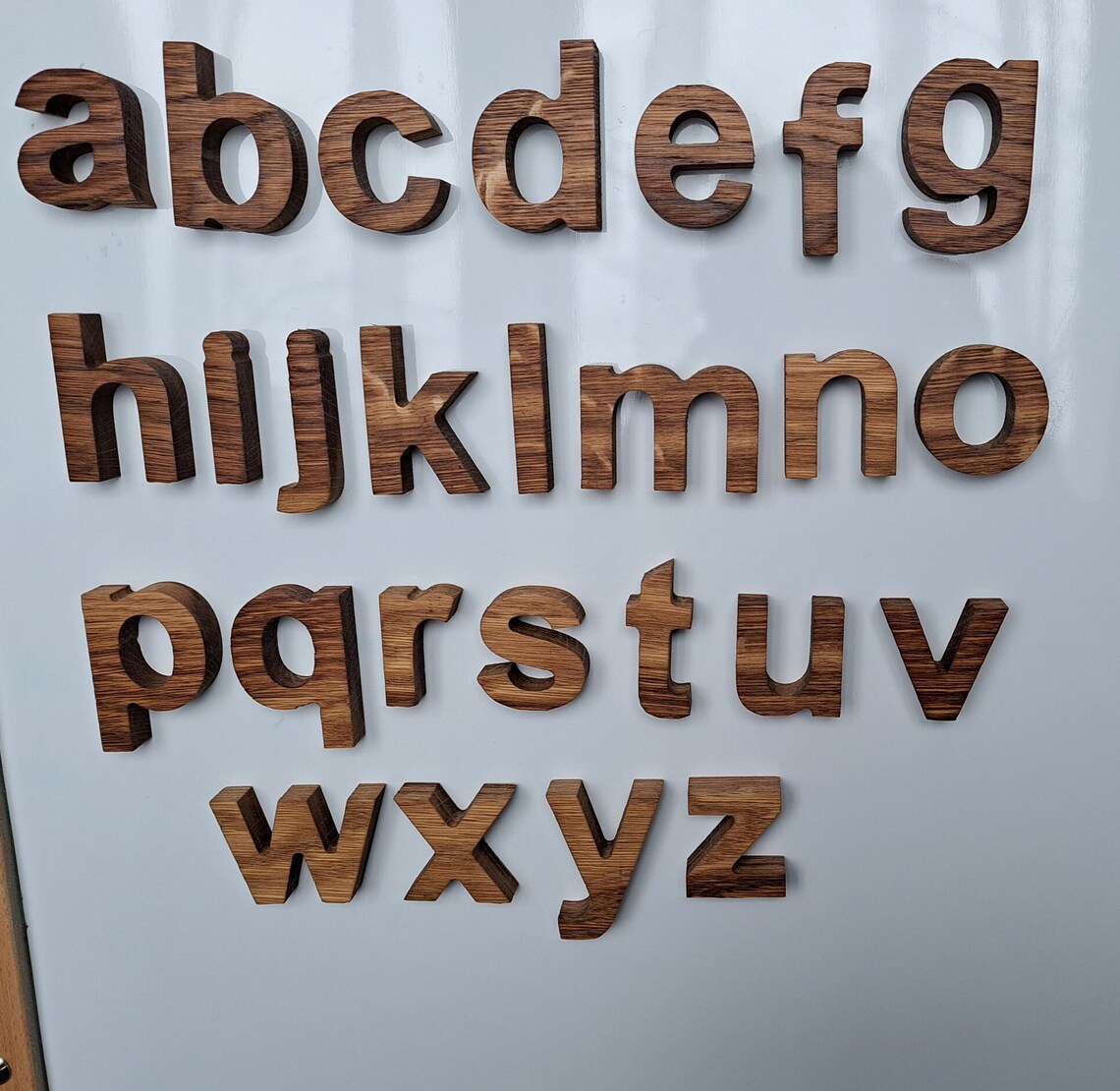 Wooden Magnetic Letters Alphabet Wooden Alphabet 29 Montessori Alphabet ...