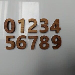 Wooden Number Set Magnetic - Montessori Movable Numbers and Homeschool ...