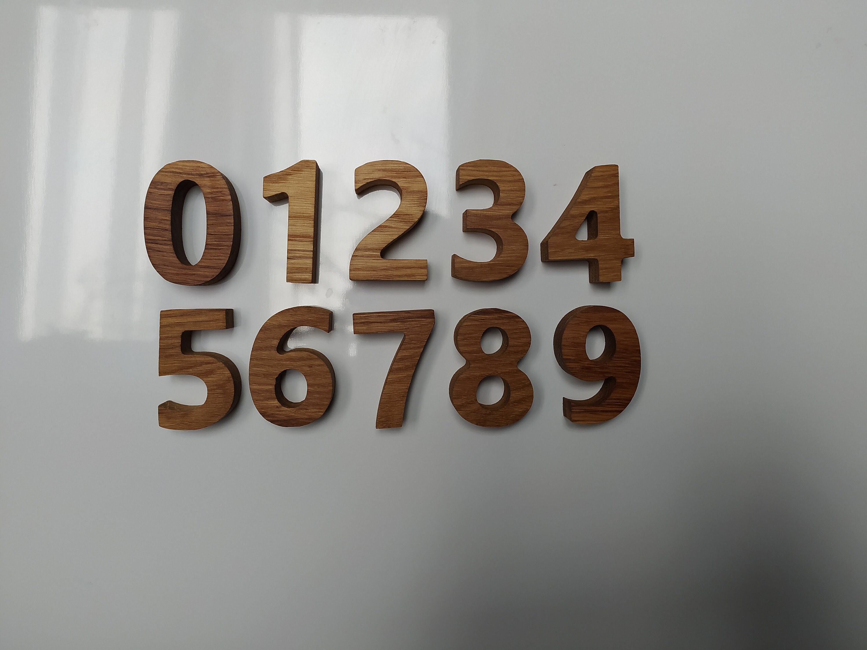 Wooden Number Set Magnetic - Montessori Movable Numbers and Homeschool ...