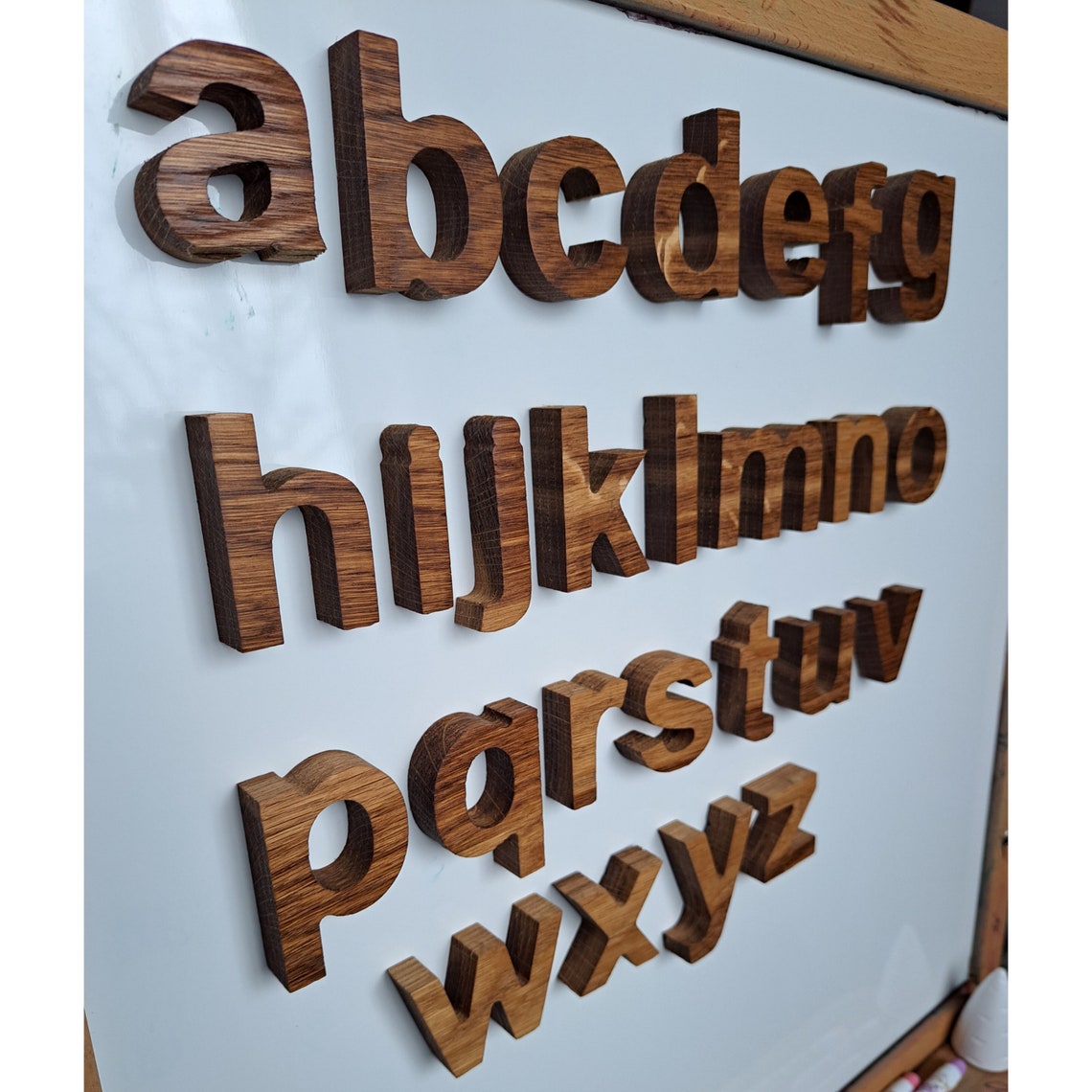 Wooden Magnetic Letters Alphabet Wooden Alphabet 29 Montessori Alphabet ...