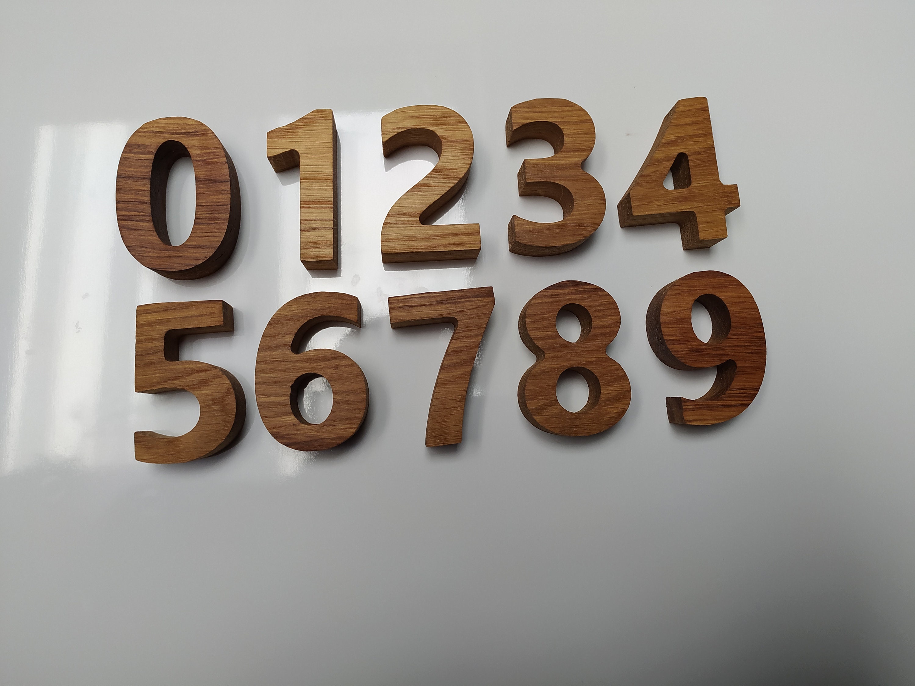 Wooden Number Set Magnetic - Montessori Movable Numbers and Homeschool ...