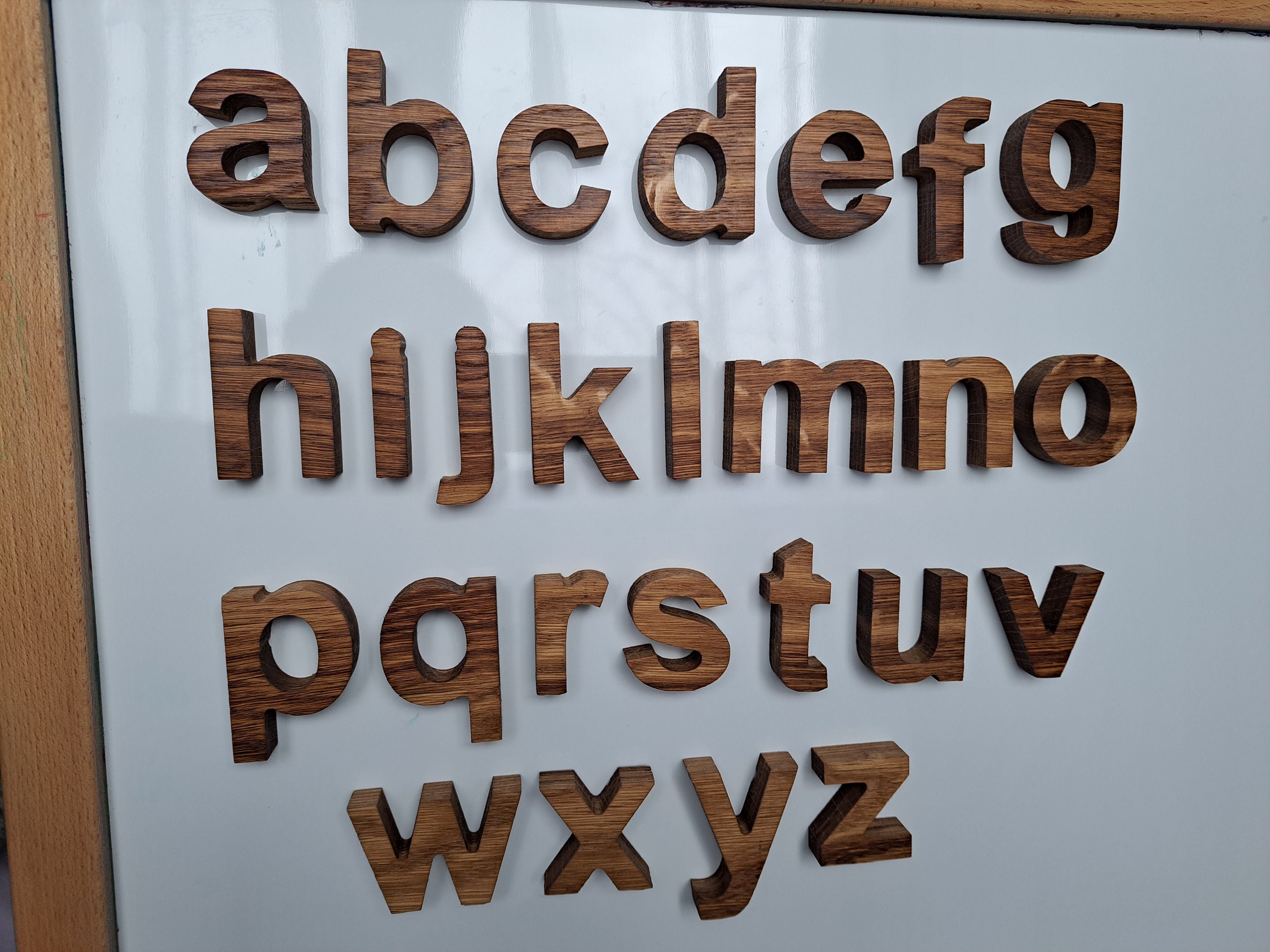Wooden Magnetic Letters Alphabet Wooden Alphabet 29 Montessori Alphabet ...