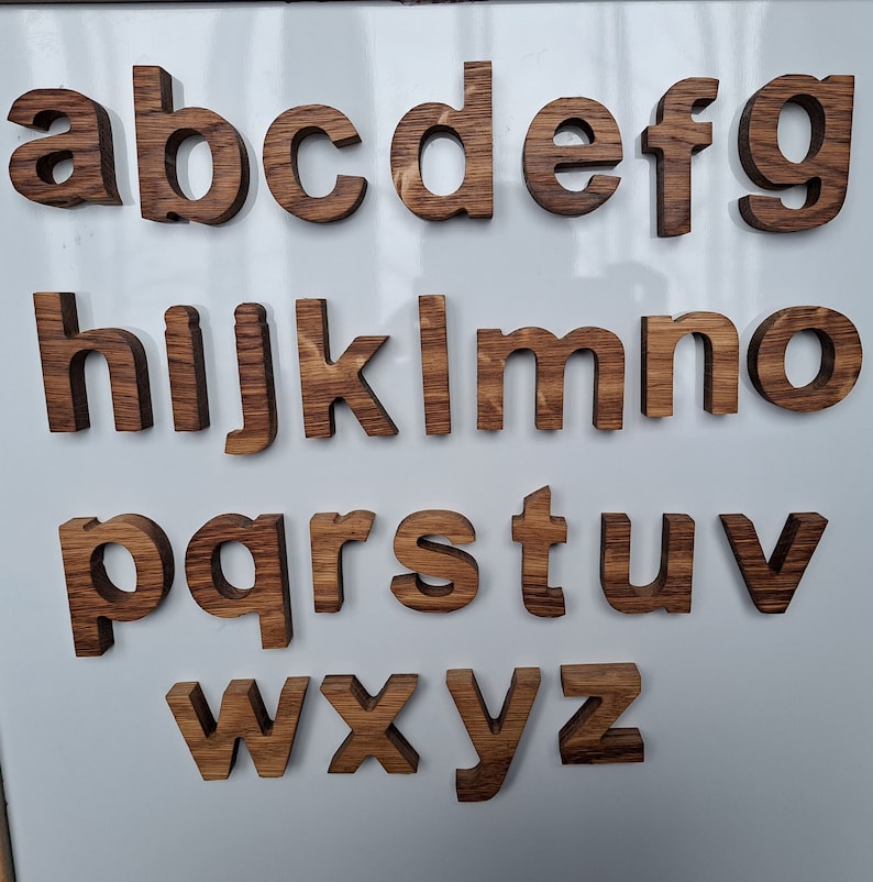 Wooden Magnetic Letters Alphabet Wooden Alphabet 29 Montessori Alphabet ...
