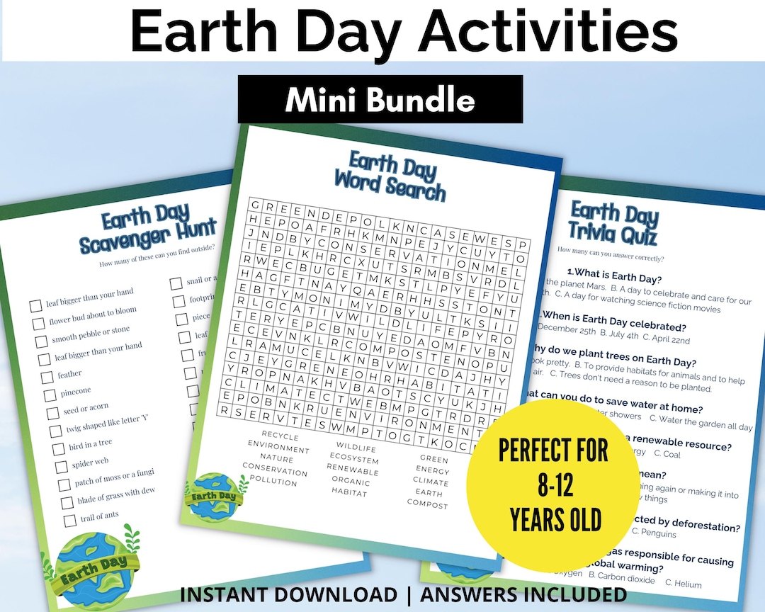 Earth Day Activities for Kids, Kids Earth Day Activities, Earth Day ...