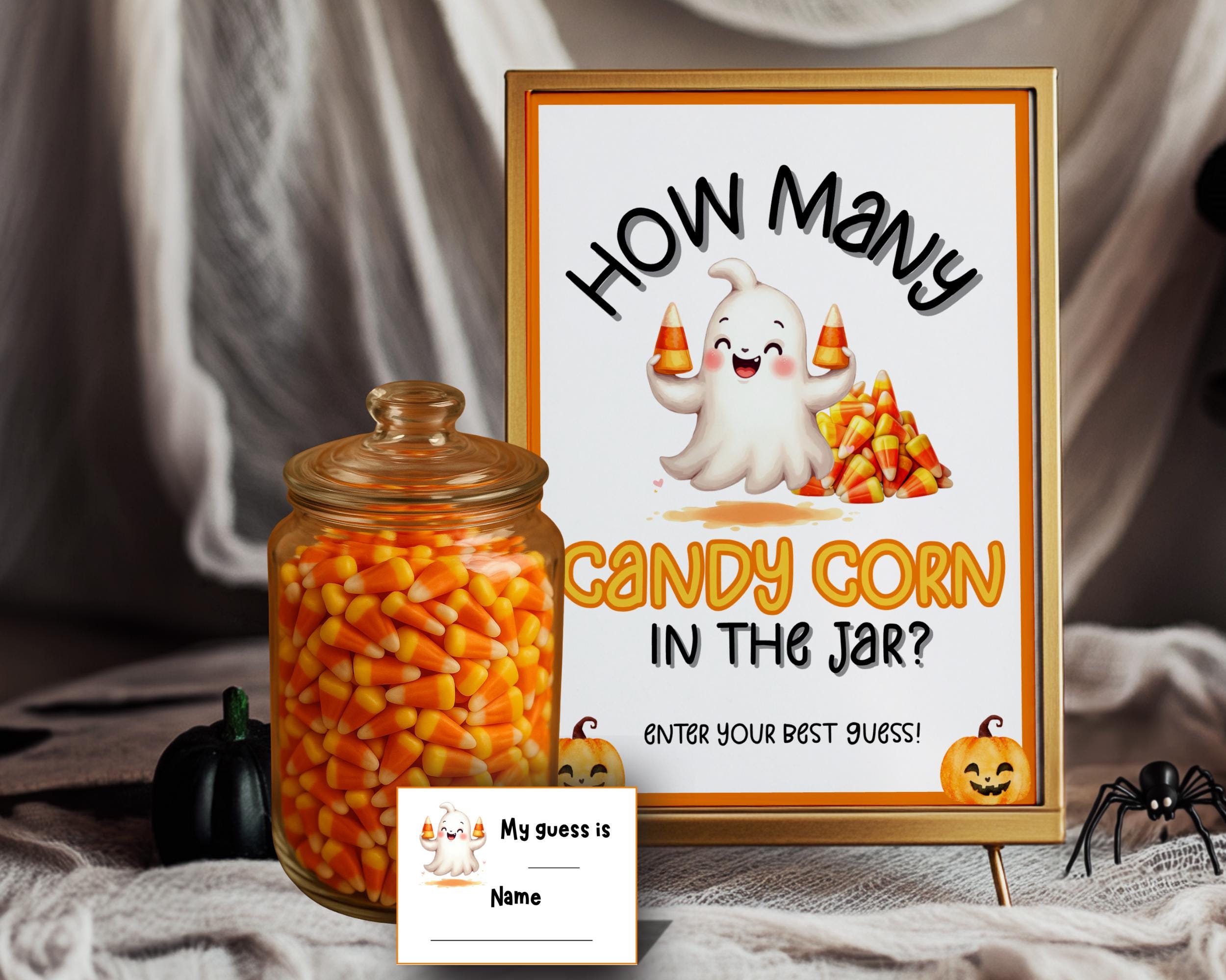 Candy Corn Guessing Game, Candy Corn Contest, How Many Candy Corn ...