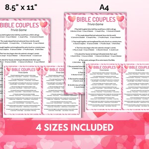 Valentines Day Bible Trivia Games, Christian Valentines Trivia Game ...
