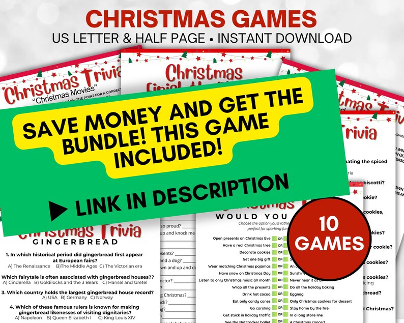 Christmas Riddles Who Am I, Printable Christmas Party Game, Kids ...