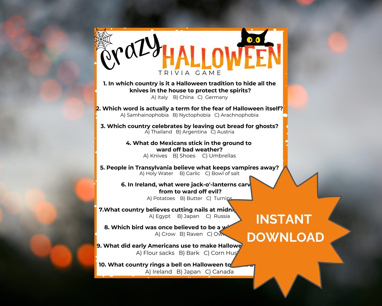 Halloween Trivia Questions; Halloween Trivia for Adults; Halloween ...