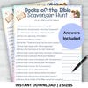 Books of the Bible Scavenger Hunt Bible Trivia Scavenger Hunt Bible ...