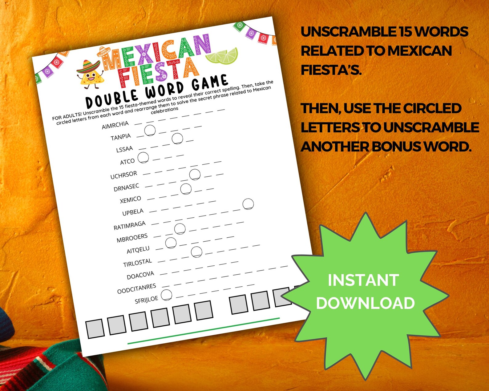 Taco Trivia, Taco Party Games, Fiesta Games, Fiesta Party Games, Cinco ...