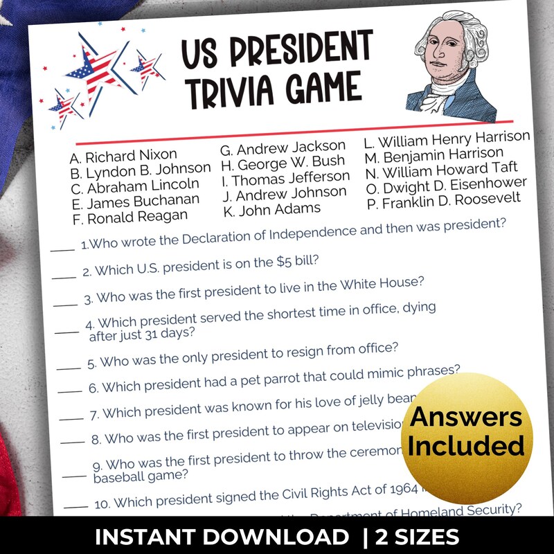 Presidents Day - Etsy