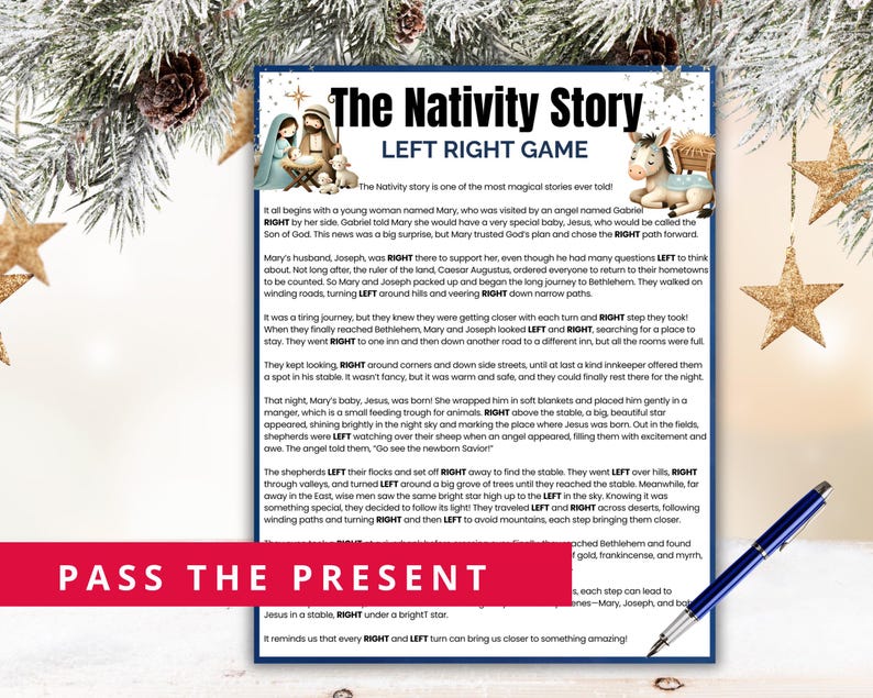 Nativity Trivia, Christmas Games, Nativity Printable, Holiday Trivia ...